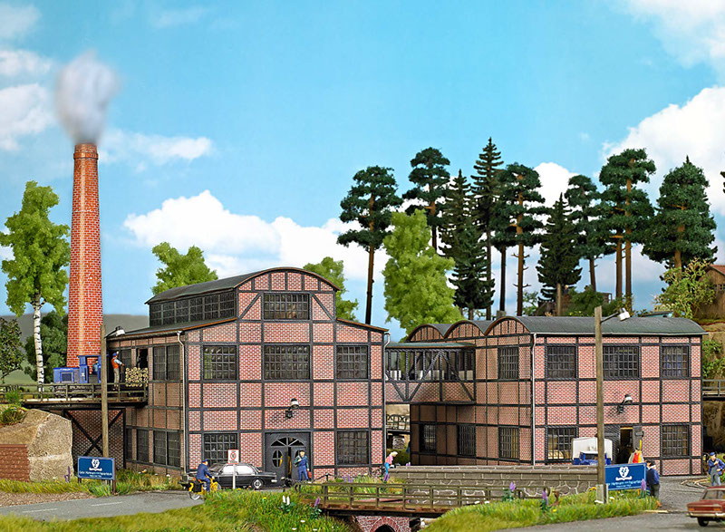 Busch Neuheiten 2014: Die Papierfabrik